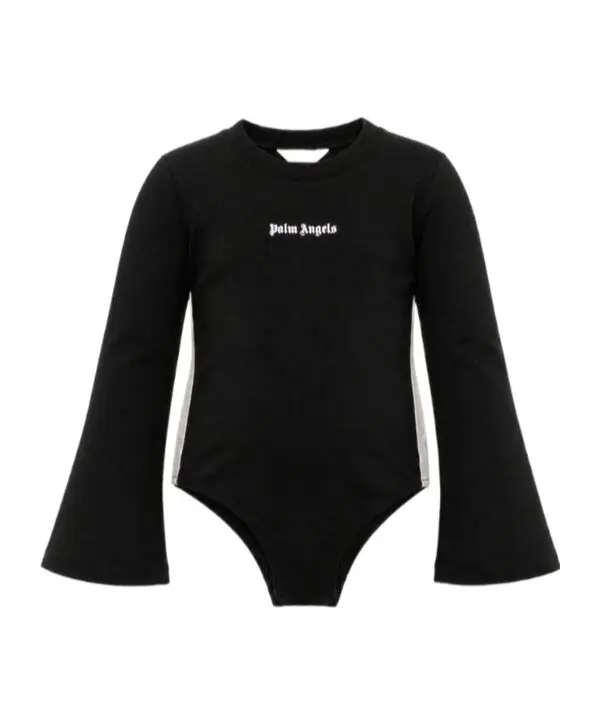 Palm Angels Long-sleeve Bodysuit - Black