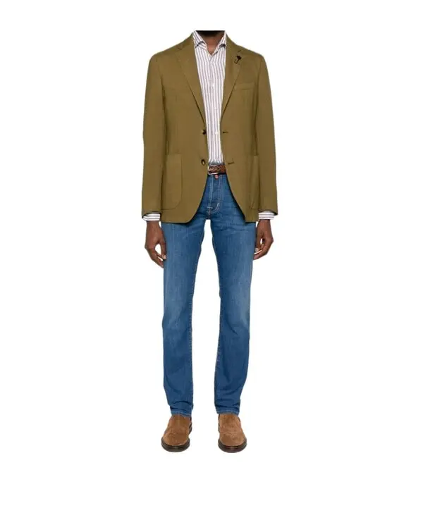 LARDINI Notched-lapels Single-breasted Blazer