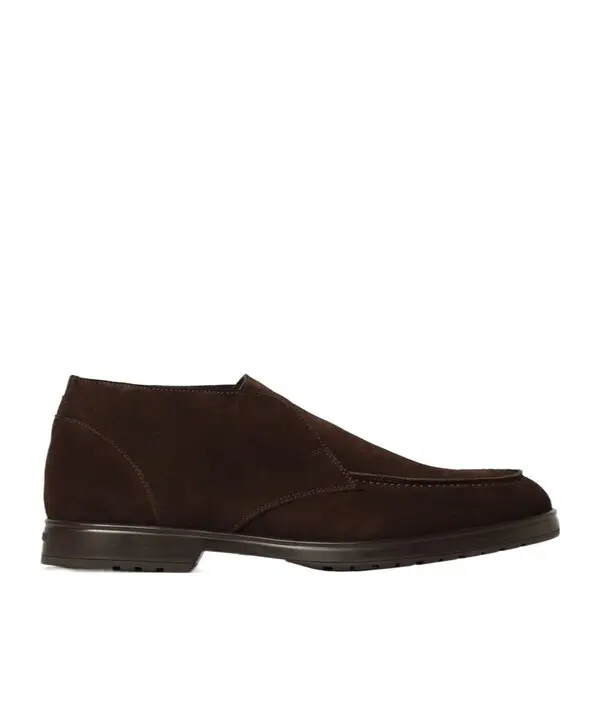 DOUCAL'S Round-toe Ankle Boots