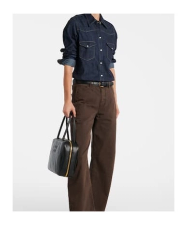 NILI LOTAN Travis Denim Shirt