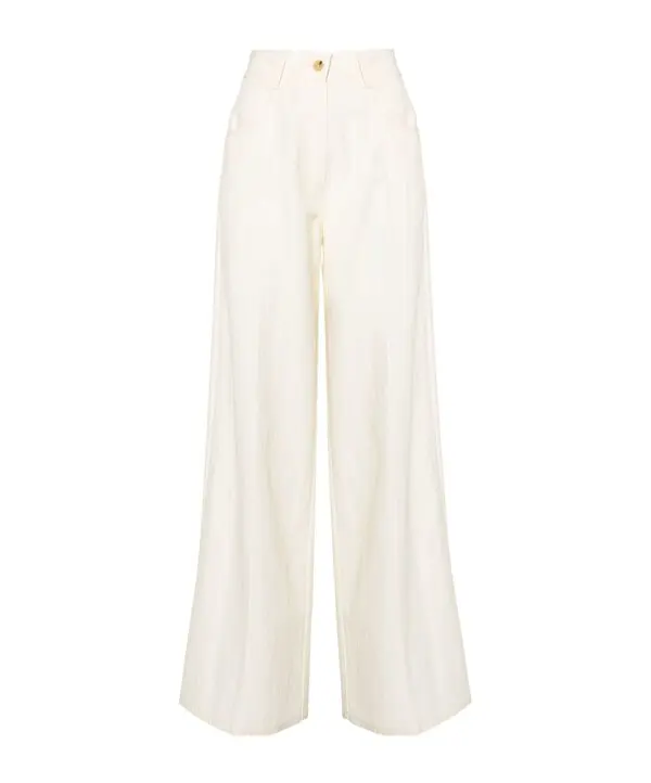 FORTE_FORTE Blended Back Bag Casual Pants