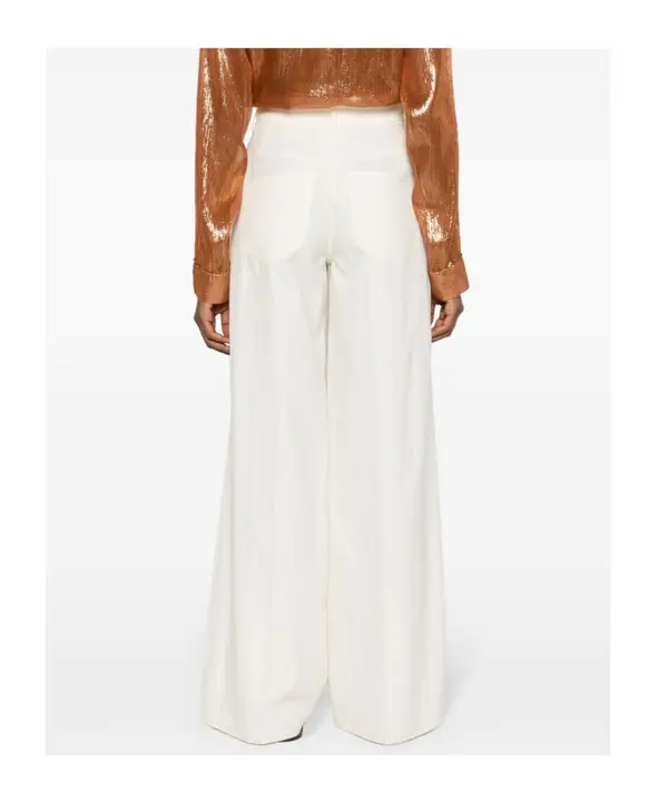 FORTE_FORTE Blended Back Bag Casual Pants
