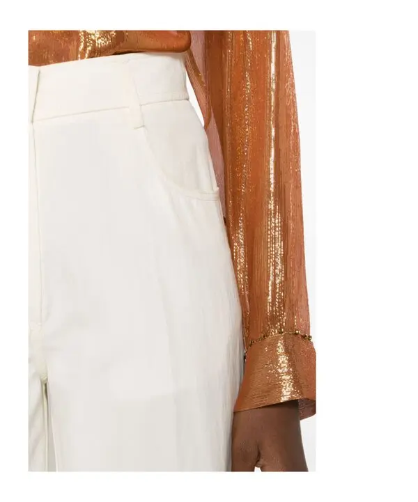FORTE_FORTE Blended Back Bag Casual Pants