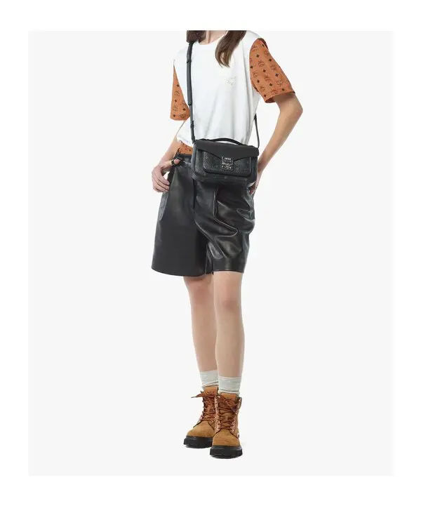 Mcm Tracy Visetos Cross Body Bag