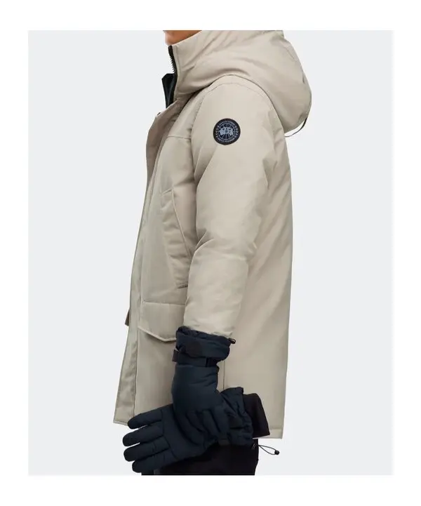 Canada Goose Hooded Logo-patch Coat