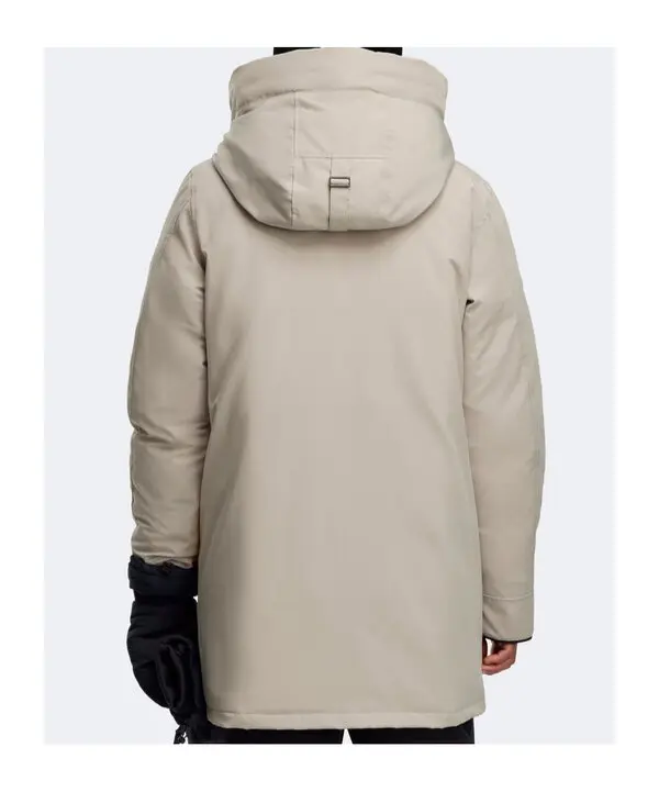 Canada Goose Hooded Logo-patch Coat