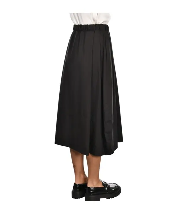 GRAN SASSO Drawstring Midi Skirt