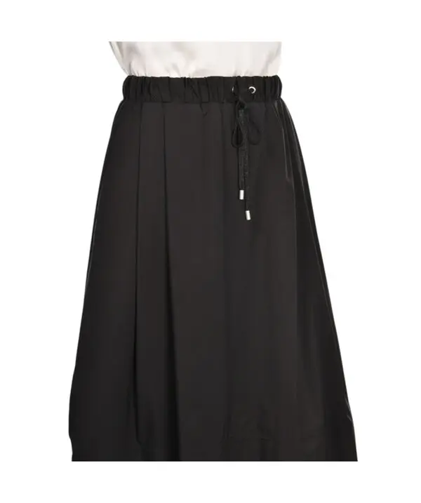 GRAN SASSO Drawstring Midi Skirt