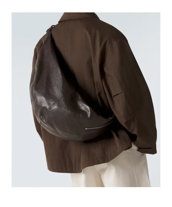 LEMAIRE Belted Leather Top-handle Bag