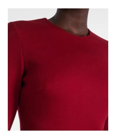 Elie Saab Belted Tie Midi Dress