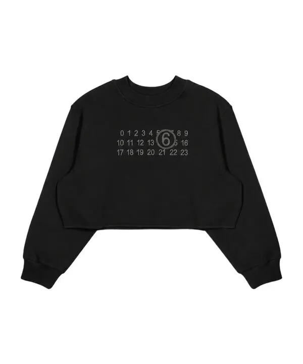 MAISON MARGIELA Long-sleeve Sweatshirt - Black