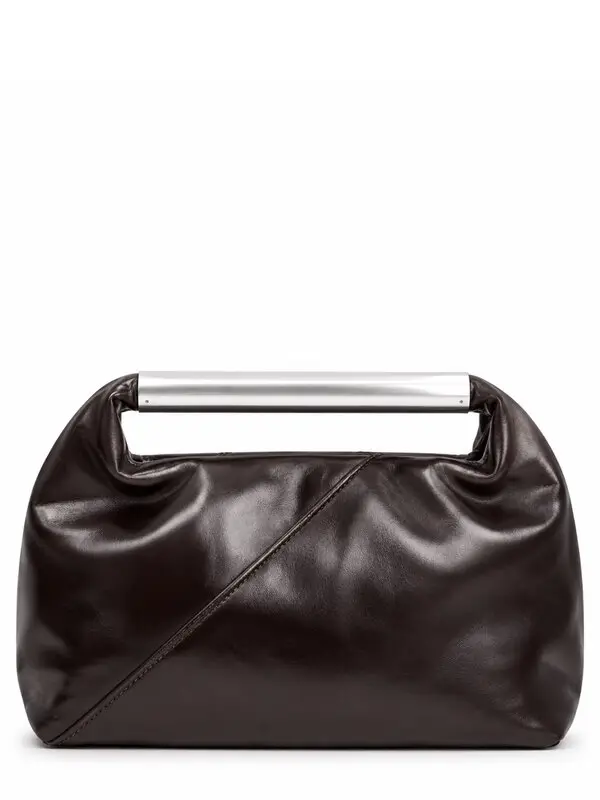 MAISON MARGIELA Pochette "japanese" Con Manico Gioiello - Brown