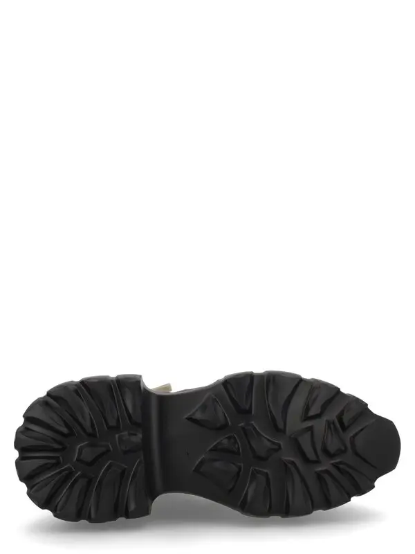 Rick Owens Leather Lace-up Boots With Chunky Platform Sole
