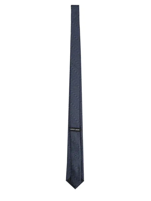 Giorgio Armani Cravatta In Seta Jacquard