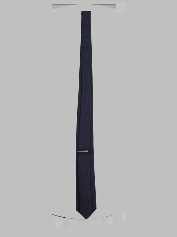 Giorgio Armani Cravatta In Seta Jacquard