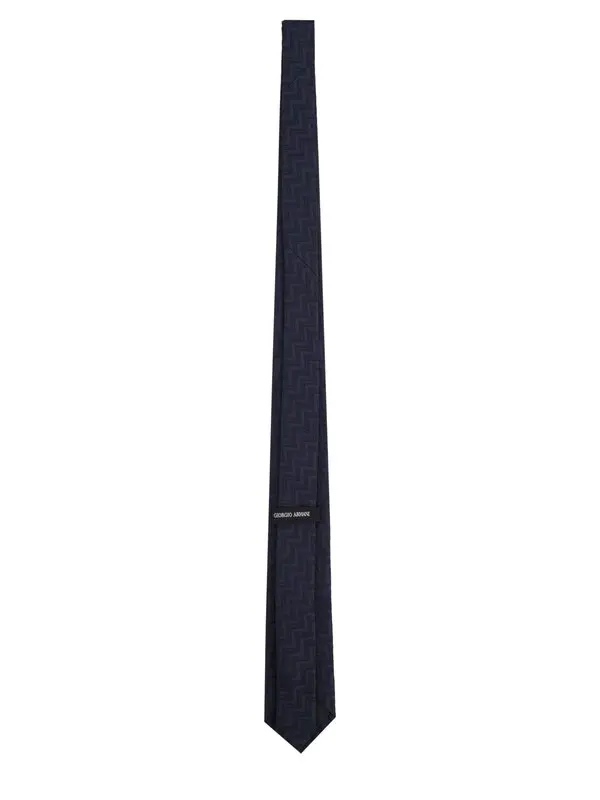 Giorgio Armani Cravatta In Seta Jacquard