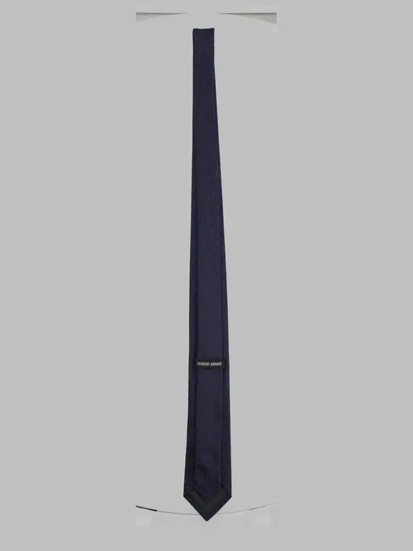 Giorgio Armani Cravatta In Seta Jacquard