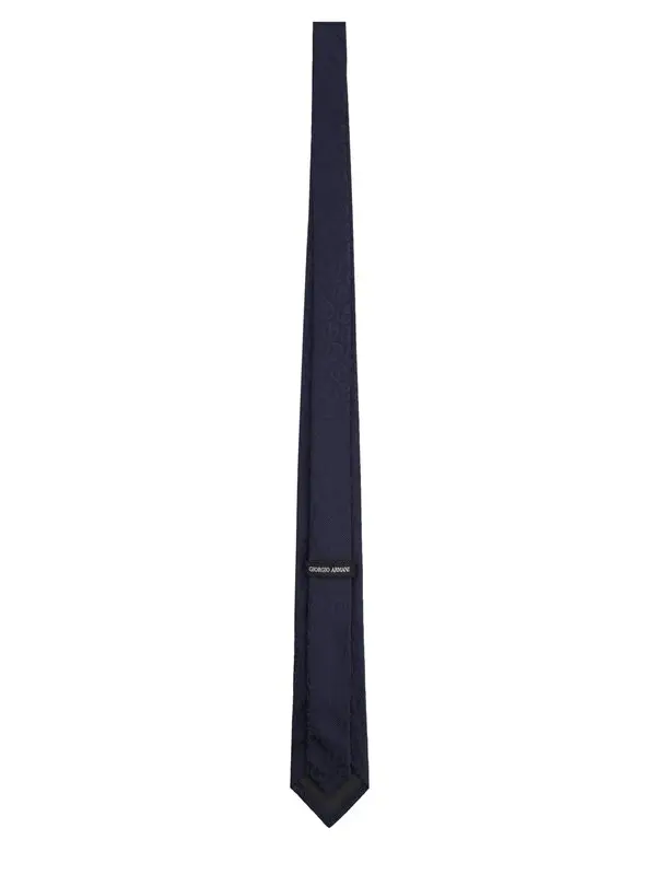 Giorgio Armani Cravatta In Seta Jacquard