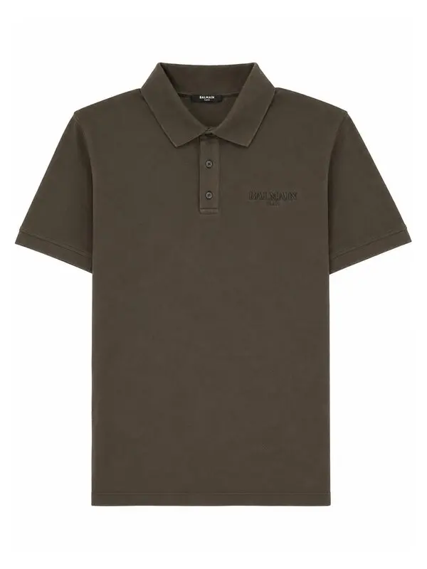 Balmain Polo Con Logo - Green