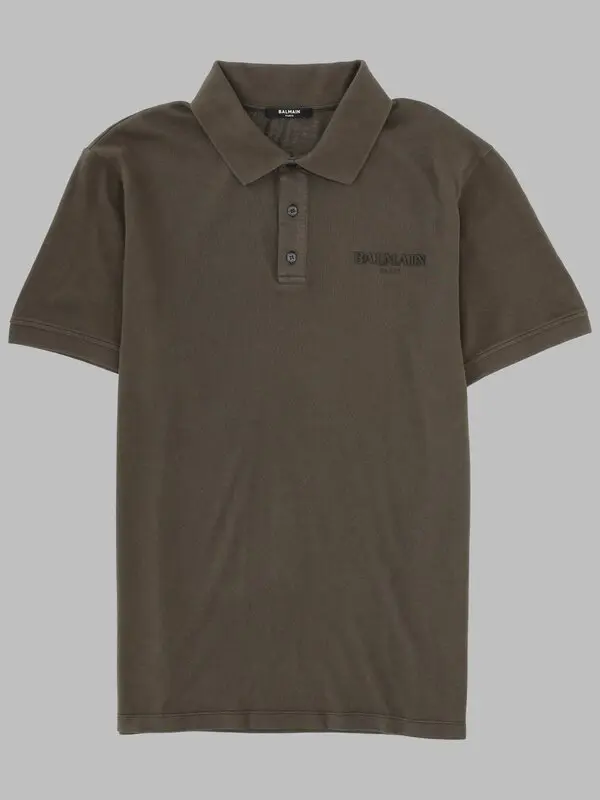 Balmain Polo Con Logo