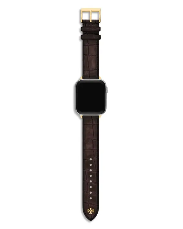 Tory Burch Kira Leather Band For Apple Watch