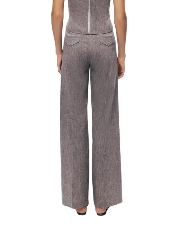 NOCTURNE Wide Leg Tailored Pants