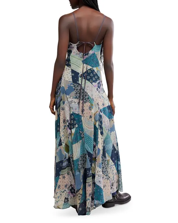 Free People Tis The Season" V-neck Maxi Dress
