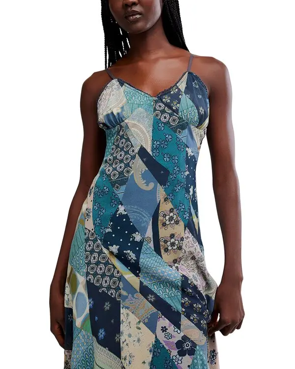 Free People Tis The Season" V-neck Maxi Dress