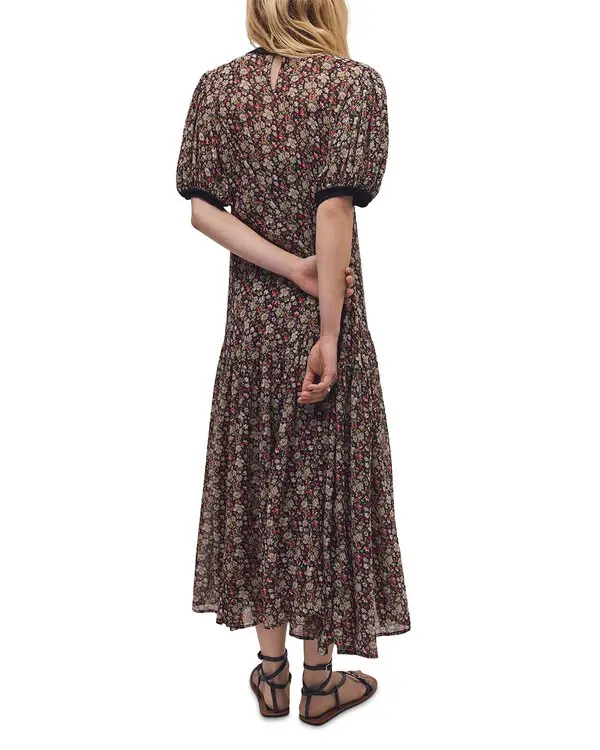 Free People Courtside Crush Floral Print Maxi Dress