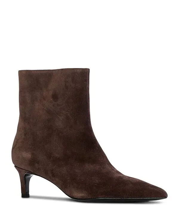BLACK SUEDE STUDIO Sutton 50 Leather Pull On Boots - Dark Brown