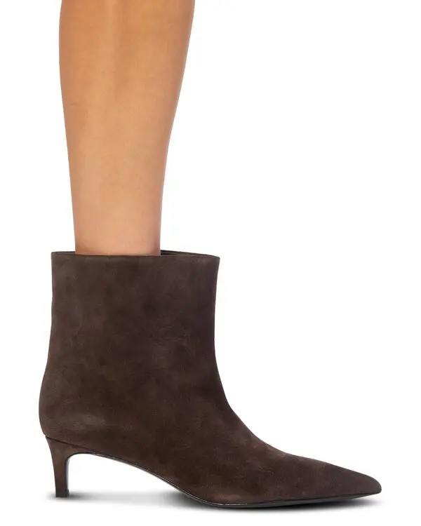 BLACK SUEDE STUDIO Sutton 50 Leather Pull On Boots - Dark Brown