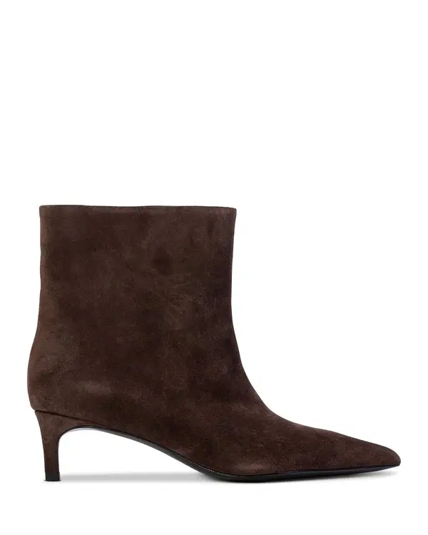 BLACK SUEDE STUDIO Sutton 50 Leather Pull On Boots - Dark Brown