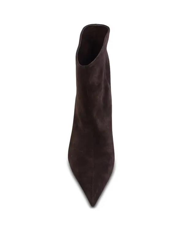 BLACK SUEDE STUDIO Sutton 50 Leather Pull On Boots - Dark Brown