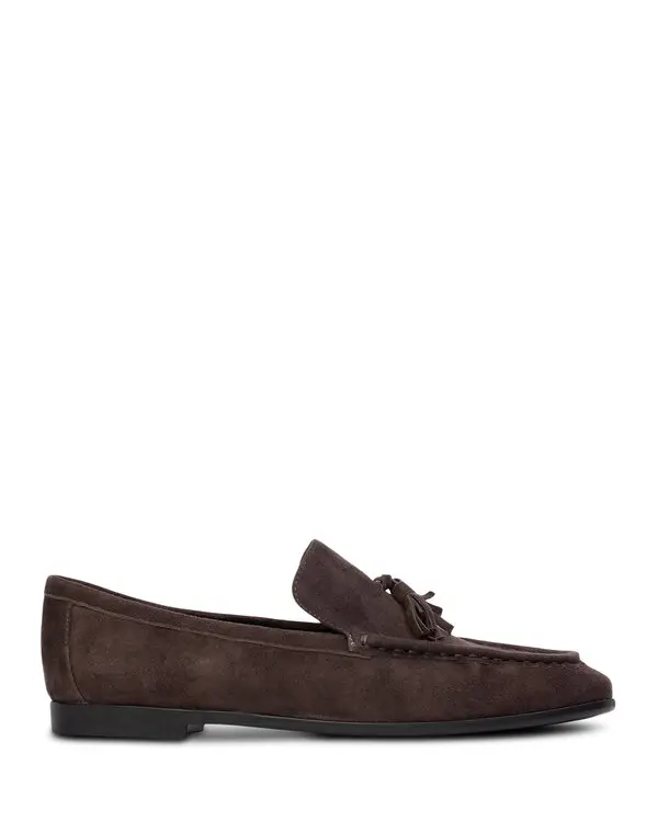 BLACK SUEDE STUDIO Tassel Loafers - Hot Fudge