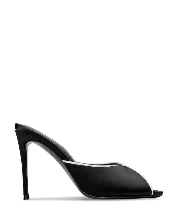 BLACK SUEDE STUDIO Open Toe Pumps