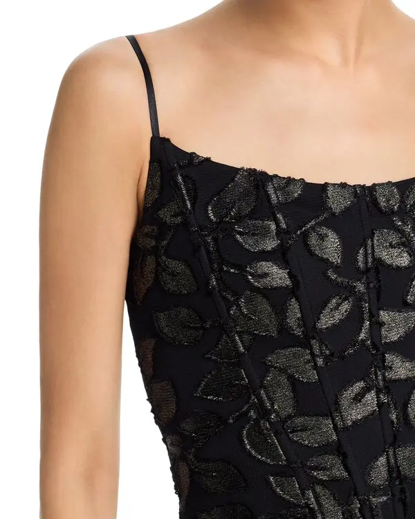 Aqua Long Corset Dress