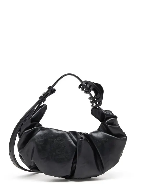 DIESEL® Mini Shoulder Bag With Adjustable Strap And Removable Hair Clip - Nero