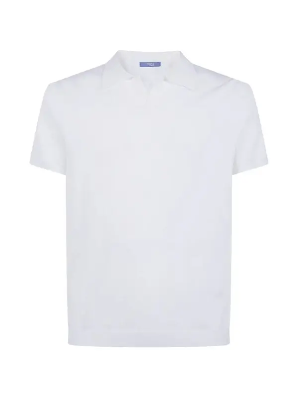 PEOPLE OF SHIBUYA Natural Blend Short Sleeve T-shirt - White