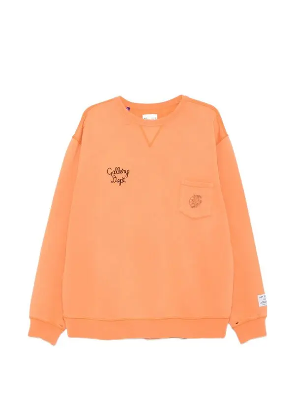 GALLERY DEPT. Cotton Crewneck Sweatshirt With Chest Pocket