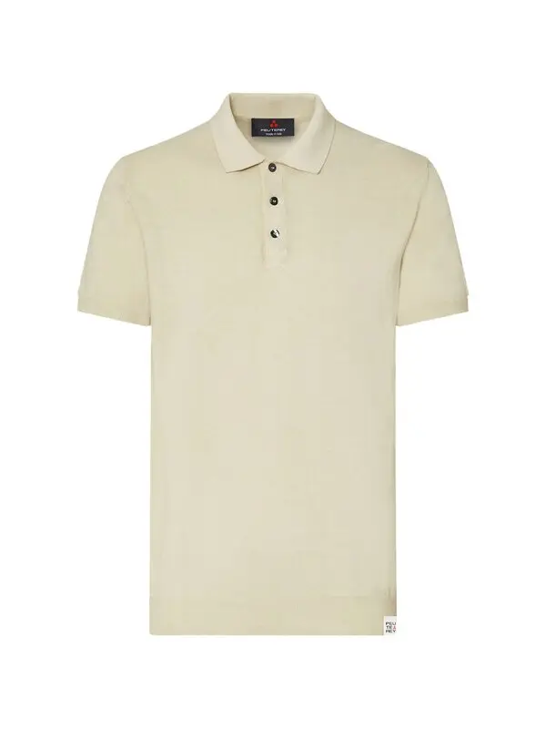 Peuterey Short Sleeve Knit Polo Shirt