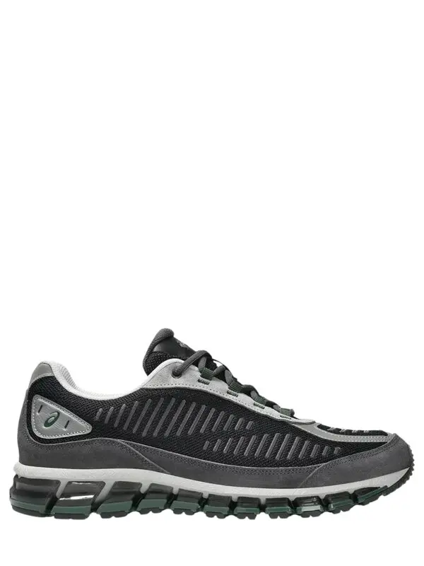 Asics Striped Design Lace-up Sneakers With Ridged Sole