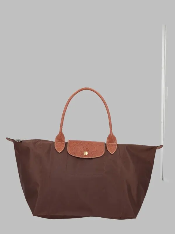 Longchamp 100% Polyamide Shoulder Bag Made In Romania - Brown