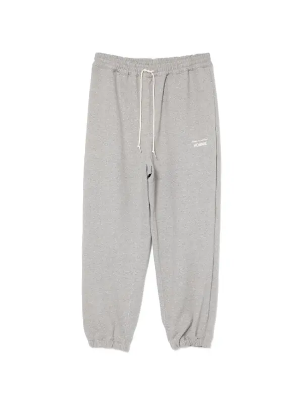 Comme Des Garçons Grey Cotton Drawstring Trousers - Black