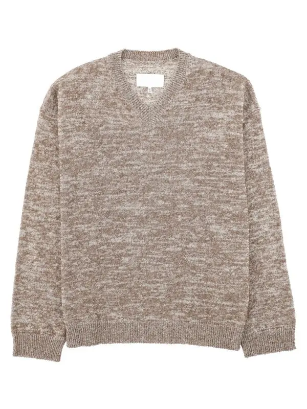 MAISON MARGIELA Cotton-wool Blend Sweater - Grey