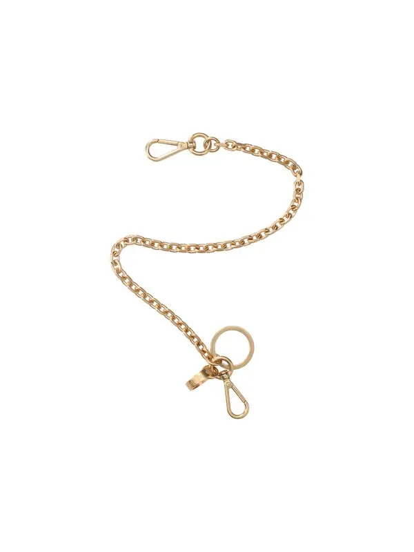 MAISON MARGIELA Brass And Steel Keychain Charm - Gold