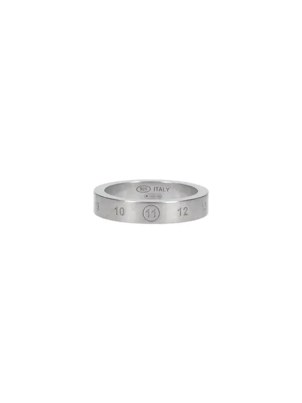 MAISON MARGIELA Polished Band Ring - Silver