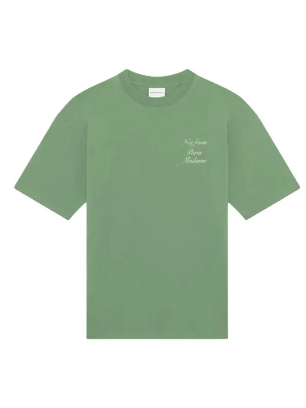 Drole De Monsieur Mini Graphic T-shirt For Spring Summer 2026 - Green