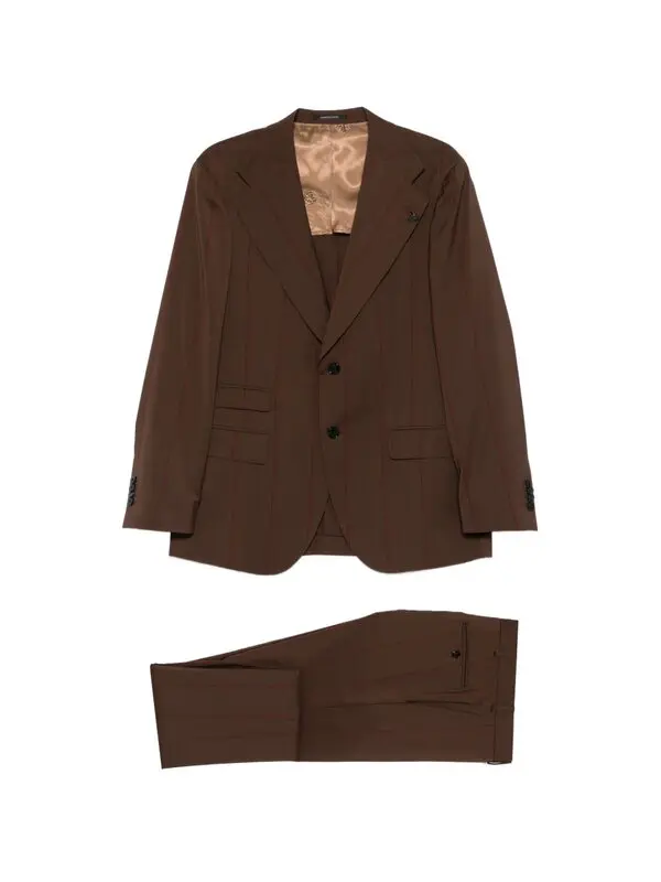 GABRIELE PASINI Pinstripe Suit Jacket And Trousers Set