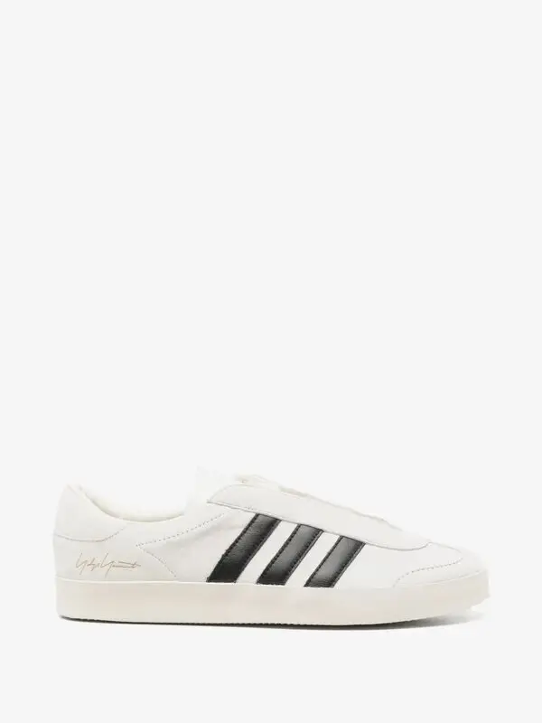 Y3 Low-top Leather Sneakers - Offwhitebl