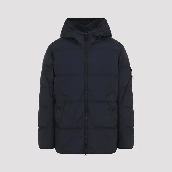 Stone Island Quilted Down Jacket - Blue